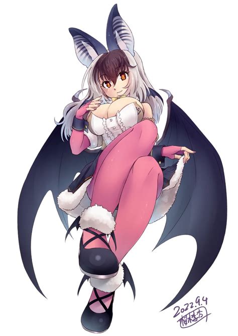 Brown Long Eared Bat Kemono Friends And 1 More Drawn By Sakuragirian