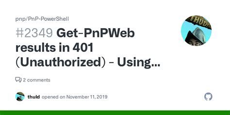 get pnpweb results in 401 unauthorized using mfa · issue 2349