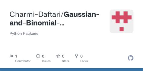 GitHub Charmi Daftari Gaussian And Binomial Distribution Python Package Python Package