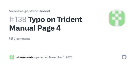 Typo On Trident Manual Page 4 · Issue 138 · Vorondesignvoron Trident