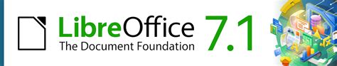 libreoffice 7 1 community released by the document foundation the