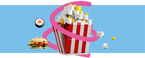 Build Your Favourite Food Using Lego® Bricks For Families