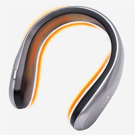 The Wearable Neck Heater Hammacher Schlemmer