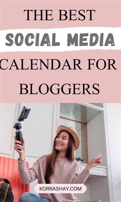 The Best Social Media Calendar For Bloggers Artofit