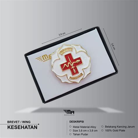Jual Wing Pal Kesehatan Kopassus Brevet Brivet Pal Kesehatan Kopassus