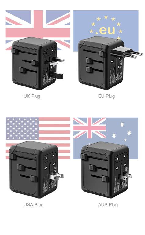 Buy Wholesale China Manufacture Rubber Oil Universal Travel Adapter Pd