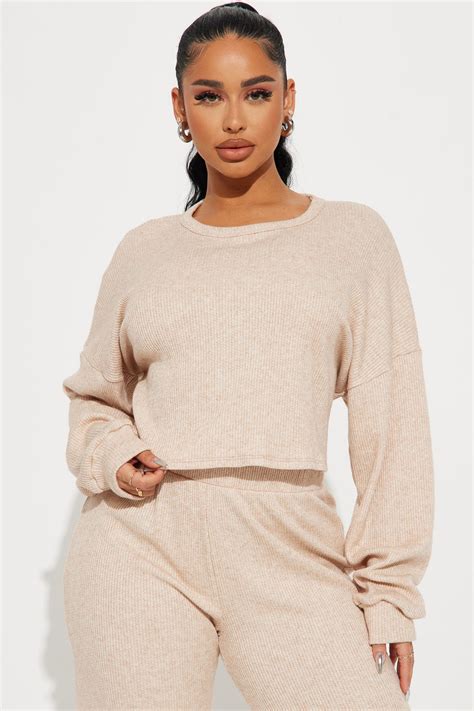 About Trust Pant Set Oatmeal Fashion Nova Matching Sets Fashion Nova