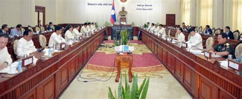 ກອງປະຊຸມລັດຖະບານລາວ ປະຈໍາເດືອນ ພຶດສະພາ 2023 ເຫັນດີຈັດປີທ່ອງທ່ຽວລາວປີ 2024 Updatelaos