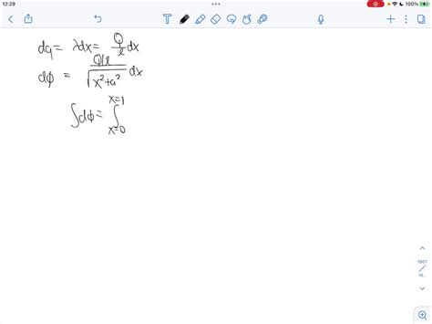 Solved A Rod Of Length L Located Along The X Axis Has A Total Charge Q And A Uniform Linear