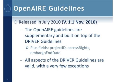 Openaire Guidelines Tutorial Pdf Business Business And Finance