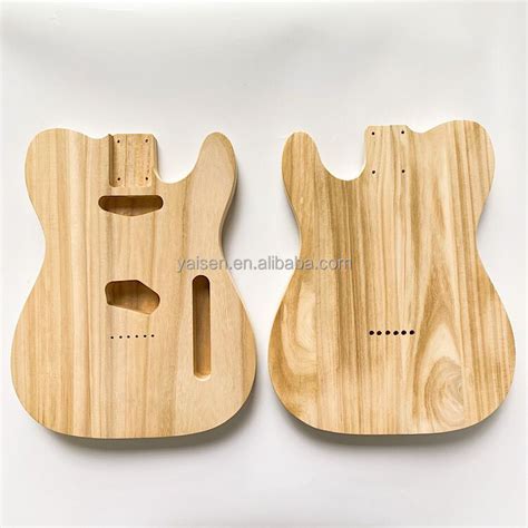 Custom Paulownia Solid Wood Electric Guitar Body Blank