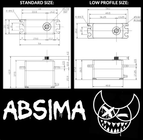 Absima HV Digital Alu Servo ST40DBT 40KG Race Spec Evolution Models