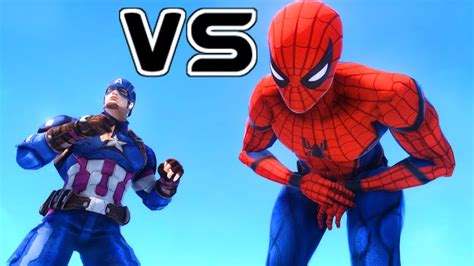 Captain America Vs Spiderman Civil War