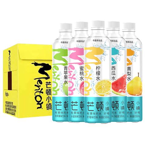 今麦郎芒顿小镇果味水500ml整件拍24瓶柠檬水蜜桃青苹果味饮料 500ml24瓶整件 混合味2 3口味【图片 价格 品牌 报价】 京东