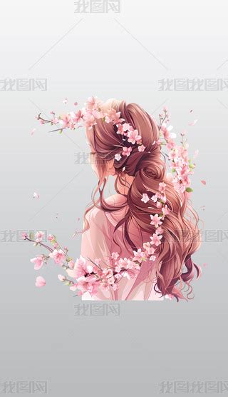 表示女性的图片卡通专题模板 表示女性的图片卡通图片素材下载 我图网