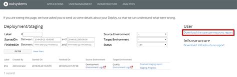 Lifetimeのレポート Outsystems サポート