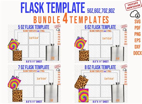 Flask Template Bundle Flask Svg Bundle Flask Template Flask 5678