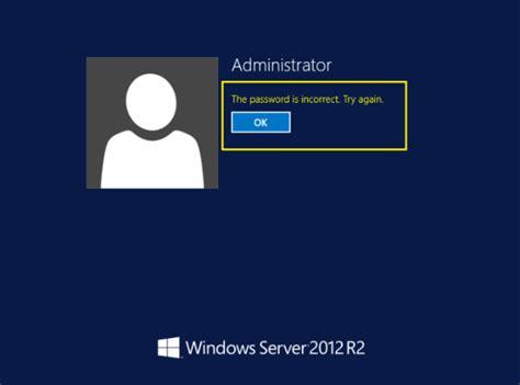 How To Reset Forgotten Windows Server 2012 Domain Administrator Password