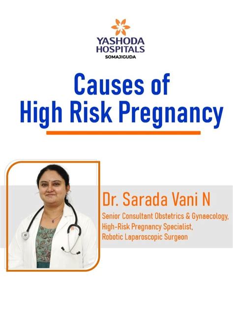 Understanding High Risk Pregnancy And Infertility Expert Insights By Dr Sarada Vani Yashoda