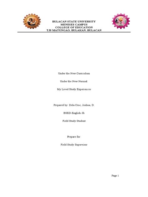 Bulacan State University Pdf Curriculum Teaching Method