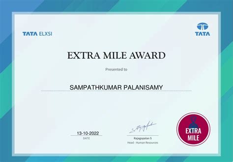 Sampathkumar Palanisamy On Linkedin Tataelxsi Teamwork Award