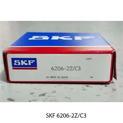 SKF 6206-2Z/C3 Deep Groove Ball Bearing at ₹ 356/piece | SKF Ball ...