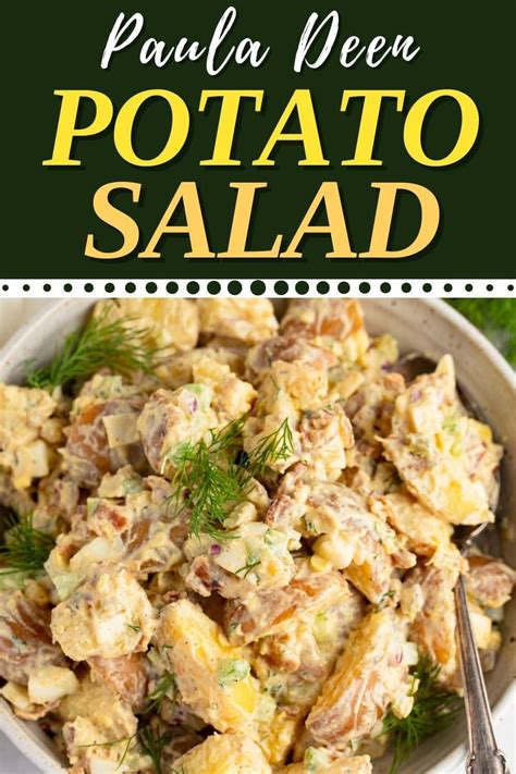 Paula Deen Potato Salad Hot Potato Salads Potatoe Salad Recipe Potato Dishes Savory Salads