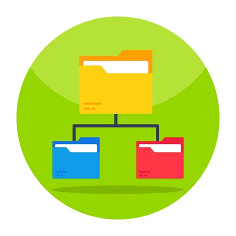 Creative Design Icon Of Folder Network 13506104 Vector Art At Vecteezy