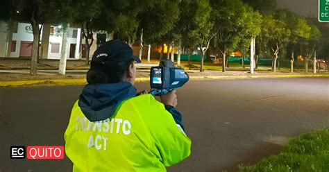 Controles por exceso de velocidad en Quito para este sábado 24 de