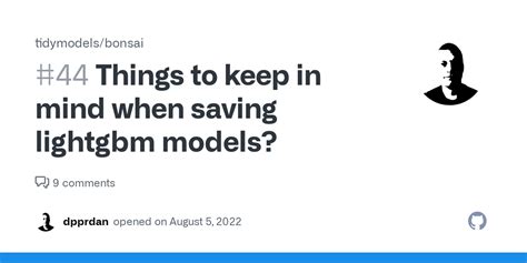 Things To Keep In Mind When Saving Lightgbm Models · Issue 44