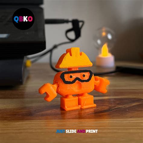 Free Stl File Desktop Fidget Flexi Constructor Print In Place 👌