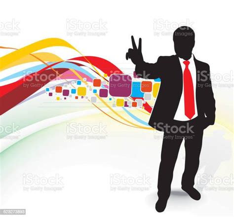 사업가 표시중 Victory 팻말 광고에 대한 스톡 벡터 아트 및 기타 이미지 광고 남자 남자 사업가 Istock