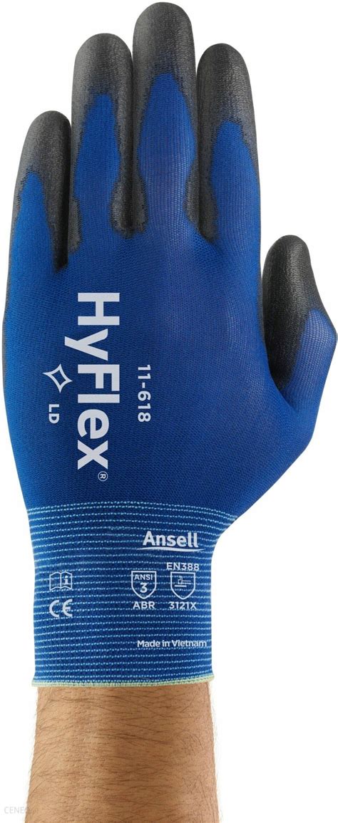 Ansell Rękawice Robocze Precyzyjne Mocne Hyflex 11 816 Rozmiar 9L 1 Par