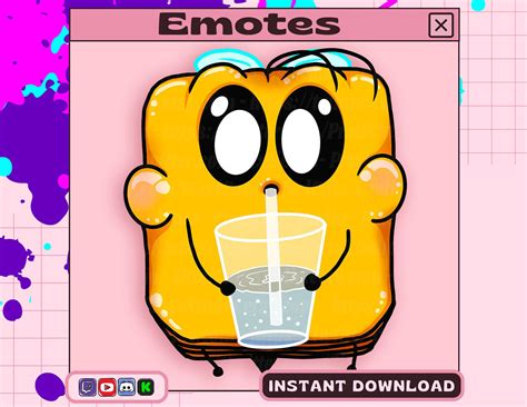 Honey Bee Emote Twitch Emote Discord Emote Youtube Emote Cute Honey