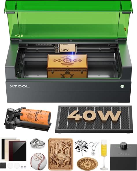 Xtool S1 40w Laser Cutter And Laser Engraver For Tumblers 2393 X 1516 Bed Size 600mms