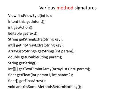 Ppt Various Method Signatures Powerpoint Presentation Free Download