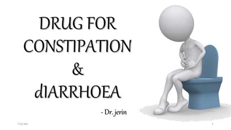 Drug For Constipation And Diarrhoea Ppt