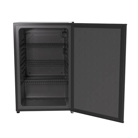 Mini Fridge Led Lights Solid Door Black Husky Mini Refrigerators Touch Of Modern