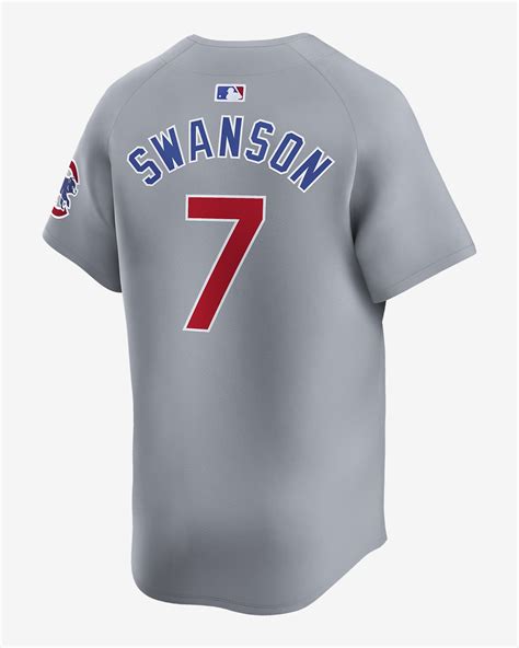 Jersey De La Mlb Limited Dri Fit Adv Nike Para Hombre Dansby Swanson