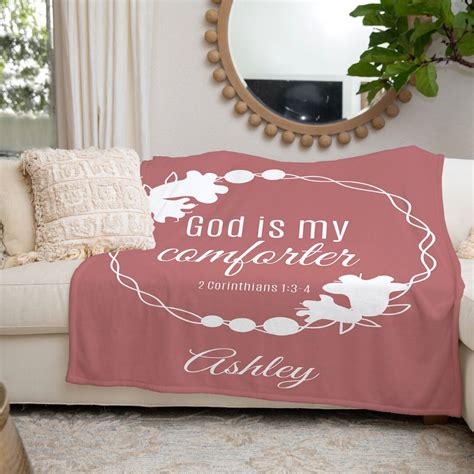 Christian Cancer Prayer Blanket Personalized Blanket Breast Cancer