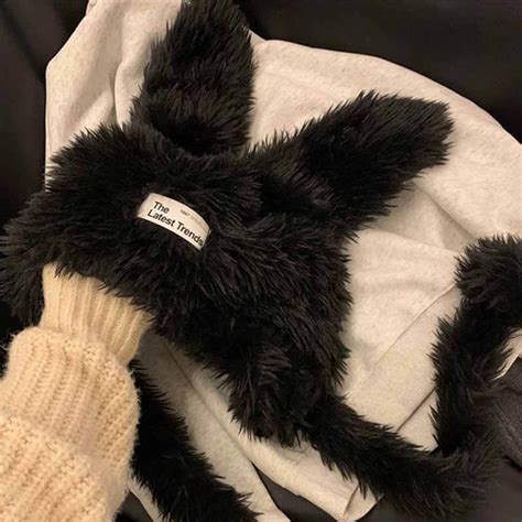 Cute Rabbit Ear Trapper Hat Gthic