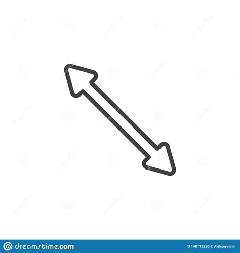 Resize Arrow Gold Color 3d Icon Rendering Illustration Stock