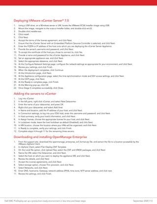 Dell EMC ProDeploy Set Up A Production Ready Environment In Less Time And Fewer Steps PDF