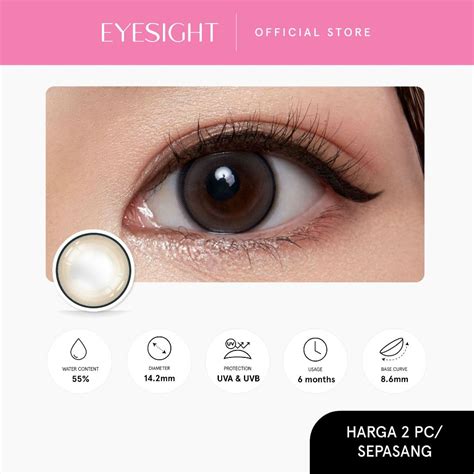 Jual Eyesight Lenses Softlens Kitty Kawaii Mini Dawn Gray Shopee