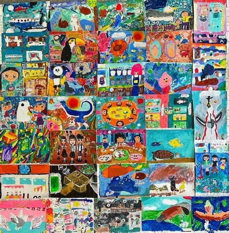 住友生命こども絵画コンクール①搬入 絵画教室 お絵かき教室キウイ