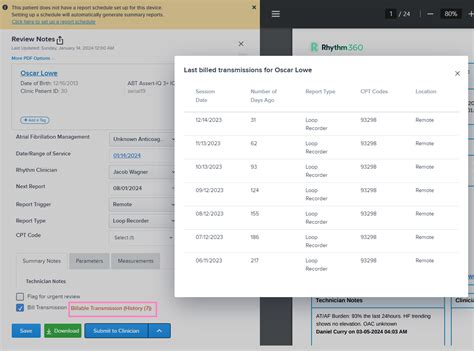 Billing History Rhythmscience Knowledge Base