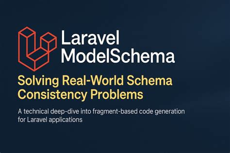 Laravel Modelschema Solving Real World Schema Consistency Problems A Technical Deep Dive Into