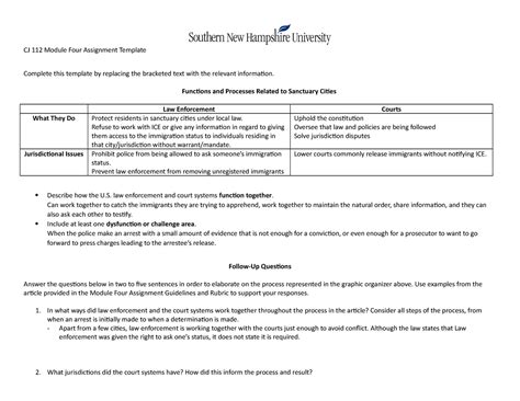 Cj 112 Module Four Assignment Template Cj 112 Module Four Assignment