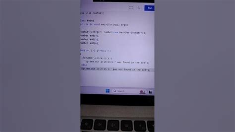 Hashset For Integer In Java Java Javaprogramming Coder Coding 👩‍💻👍