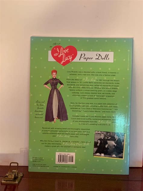 Vintage I Love Lucy Paperdoll Book Autographed